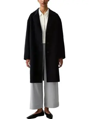 MARC O'POLO Marc O'Polo Single-Breasted Notched Lapel Coat