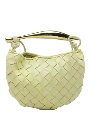 Bottega Veneta Mini Nappa Intrecciato Sardine Satchel - Yellow