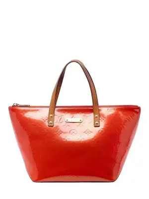 LOUIS VUITTON Monogram Vernis Bellevue Pm Handbag - Red