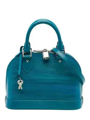 LOUIS VUITTON Louis Vuitton Epi Alma BB Satchel Blue