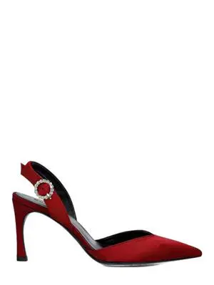 ROTATE BY BIRGER CHRISTENSEN Embellished Heeled Pumps - Red
