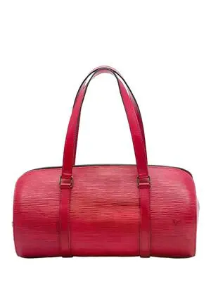 LOUIS VUITTON Epi Soufflot Handbag - Red