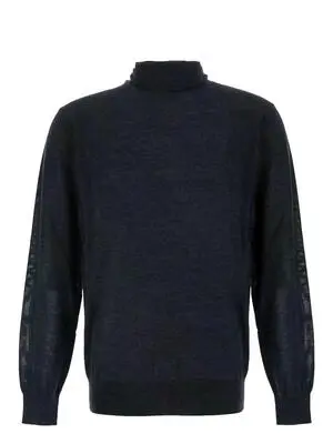 KANGRA Roll Neck Merino Wool Sweater - Grey