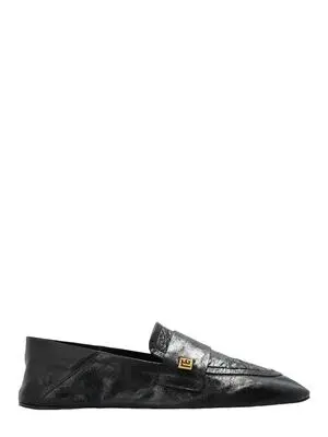 BALMAIN Balmain Logo-Plaque Leather Loafers