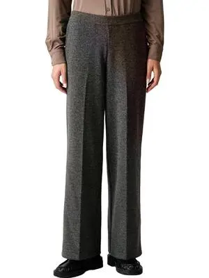Marc O'polo Pressed Crease Straight-leg Trousers - Grey