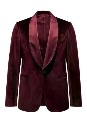 FRANZESE COLLECTION Oscar-winning Carpet Dinner Blazer - Red