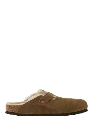 BIRKENSTOCK Boston Shearling Clogs - Brown