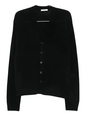 THE ROW Dyce V-neck Cardigan - Black