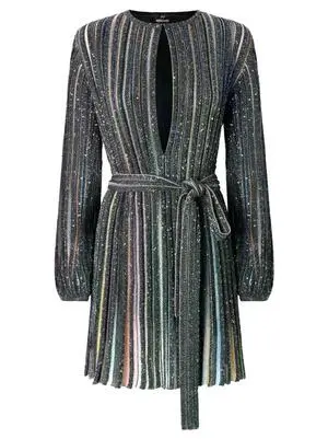 MISSONI Missoni V-Neck Belted Dress