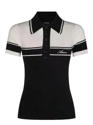 AMIRI AMIRI Script Knit Slim Polo