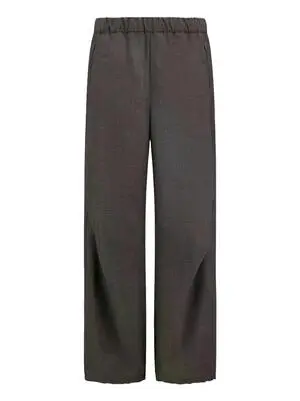 Herno Drawstring Straight-leg Trousers - Grey