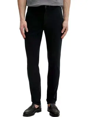 Rag & Bone Logo-embroidered Chinos - Black