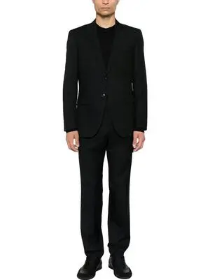 BOSS Notch-lapel Two-piece Suit - Black