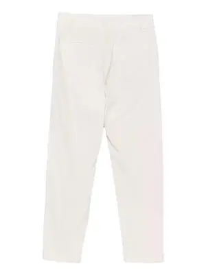 Eleventy Light Grey Corduroy Effect Trousers - Neutrals