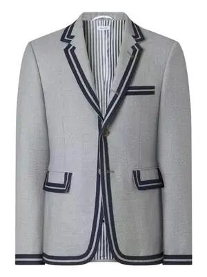 Thom Browne Wool Flannel Cricketing Sportcoat - Grey
