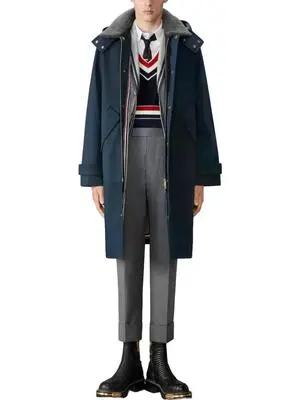 Thom Browne Wool Flannel Cricketing Sportcoat - Grey