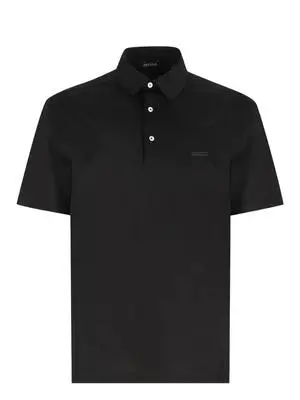 Zegna Short-sleeve Piqué Polo Shirt - Black