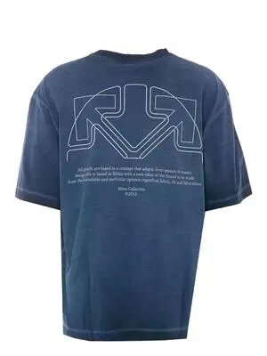 Off-White Logo-print T-shirt - Blue