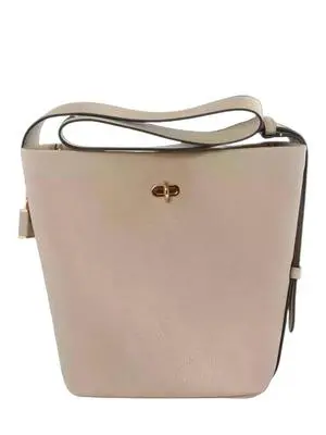 Tory Burch Tory Burch Medium Lock Slim Bucket Bag Neutrals