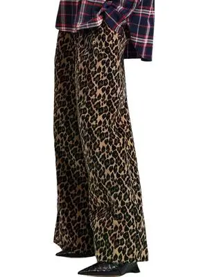 ESSENTIEL ANTWERP Essentiel Antwerp Leopard Print Trousers