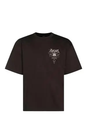 Amiri Logo-print T-shirt - Black