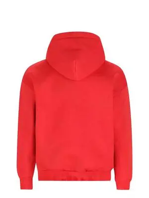 Giada Benincasa Embroidered Logo Hoodie - Red