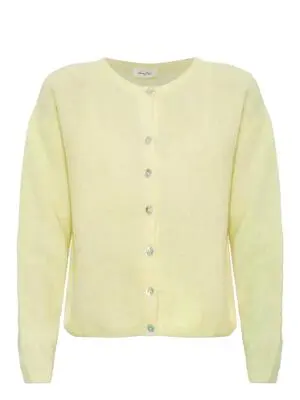 American Vintage American Vintage Vitow Button-Fastening Cardigan Yellow