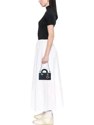 Dior Micro Lady D Joy Satchel - Blue