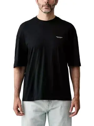 Armani Exchange Logo-print T-shirt - Black