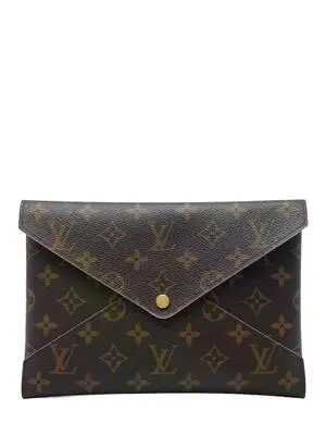 LOUIS VUITTON Louis Vuitton Monogram Pochette Kirigami GM Clutch Bag Brown