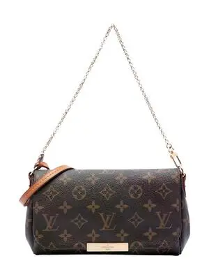 LOUIS VUITTON 2017 Monogram Favorite Mm Satchel - Brown