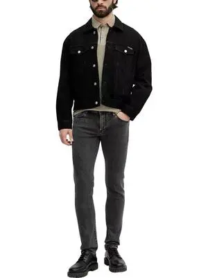 Armani Exchange Slim-fit Faded Jeans - Grey