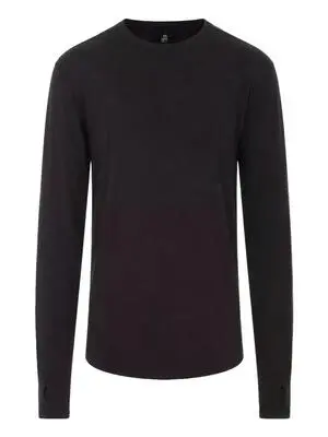 THOM KROM Thumb-slot Long-sleeve T-shirt - Black