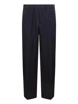 COSTUMEIN Elasticated Pressed-crease Trousers - Blue