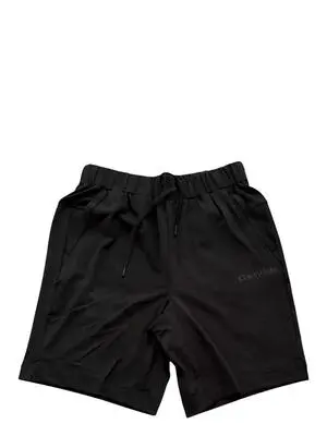 Calvin Klein Print Drawstring Shorts - Black