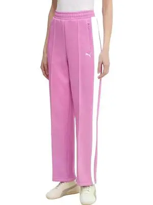 PUMA Embroidered Logo Track Pants - Pink