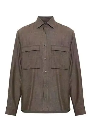 Paul & Shark Chest-pocket Shirt - Brown