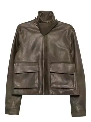 Rick Owens Funnel-neck Jacket - Grey
