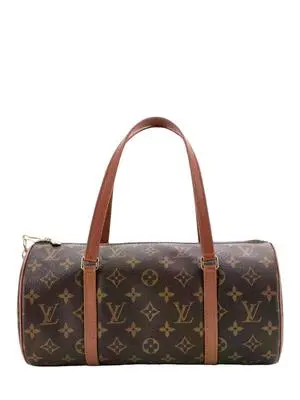 LOUIS VUITTON Papillon Monogram Canvas 30 Shoulder Bag - Brown