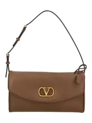 Valentino Garavani Small Nappa Shoulder Bag - Brown