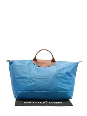 Longchamp Le Pliage Medium Holdall - Blue