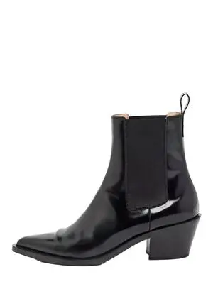 GIANVITO ROSSI Pointed-toe Chelsea Ankle Boots - Black