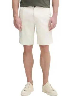 Armani Exchange Logo Plaque Chino Shorts - Neutrals
