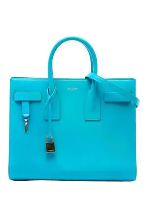 Saint Laurent Sac De Jour Satchel - Blue
