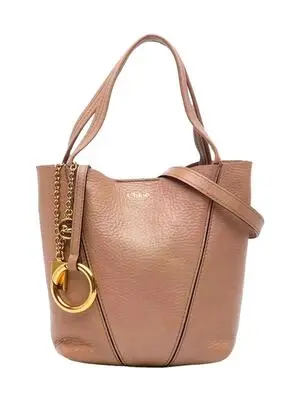 CHLOÉ Chloé 2025 Small Grained Calfskin Spin Satchel