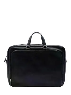 Prada Saffiano Leather Business Bag - Black