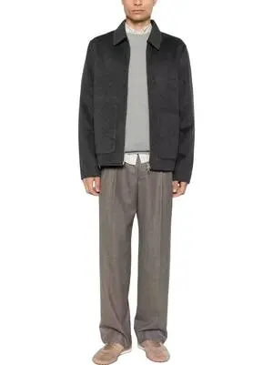 SAMSOE SAMSOE Zip-up Jacket - Grey