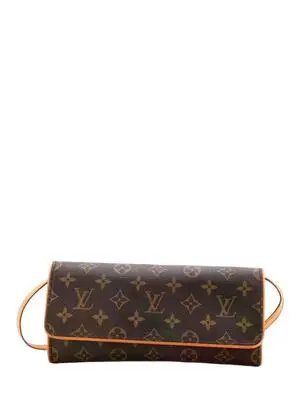 LOUIS VUITTON Louis Vuitton Twin Handbag Monogram Canvas GM Crossbody Bag