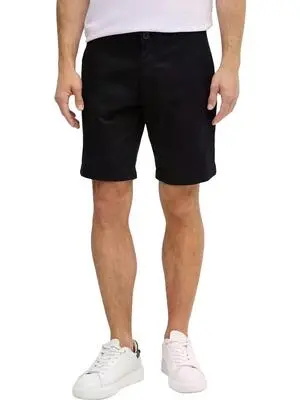 Armani Exchange Logo Tag Chino Shorts - Blue