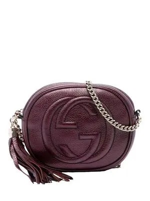 Gucci Soho Chain Crossbody Bag - Purple